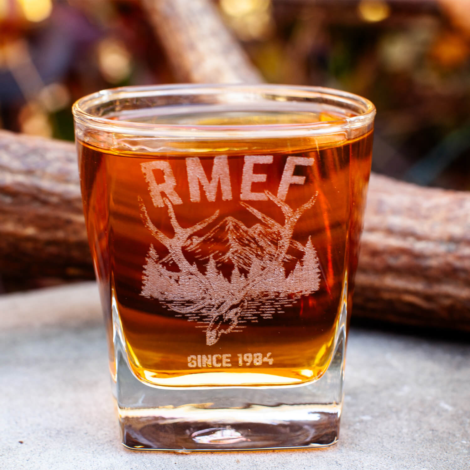 RMEF Rocks Glass | Shop | Rocky Mountain Elk Foundation